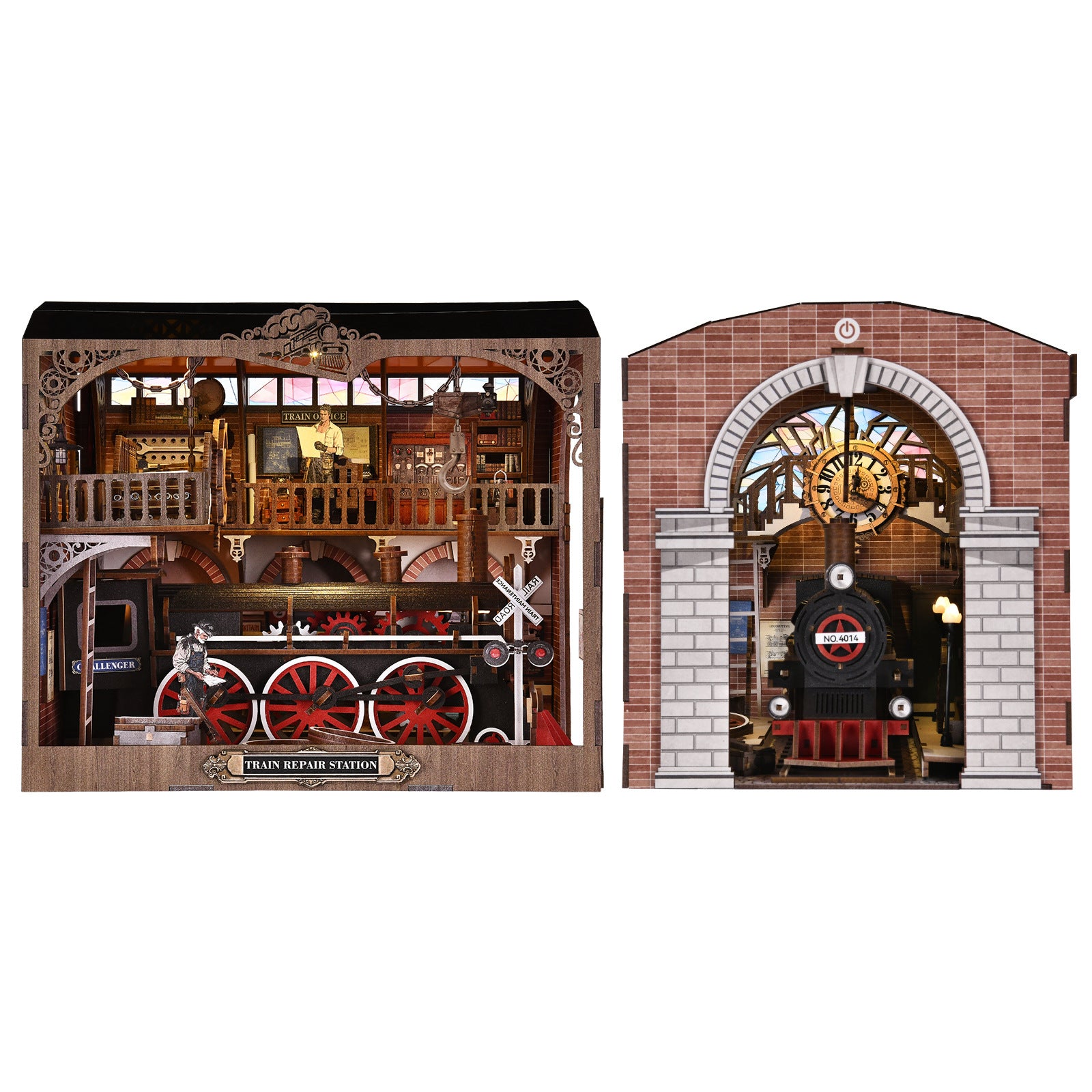 Train Repair Station Miniature House – surplusfun