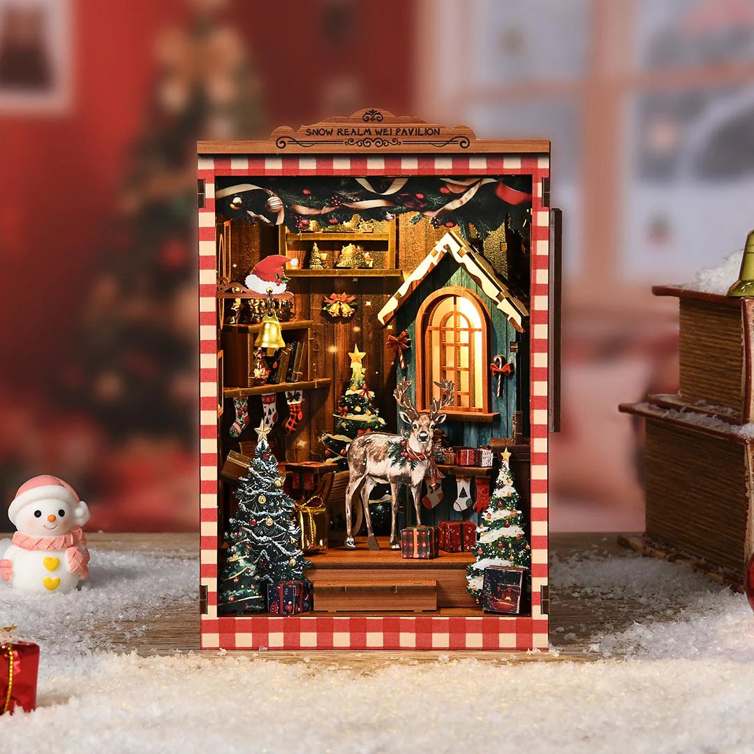 Snow Realm Wei Pavilion DIY Book Nook – surplusfun