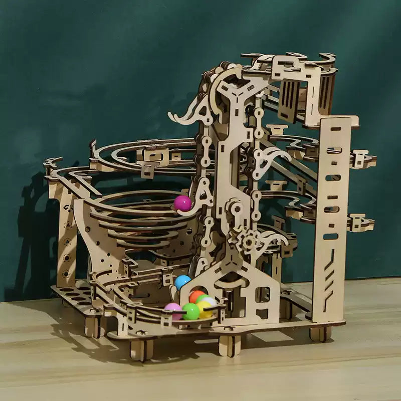 Chain Marble Run 3D Wooden Puzzle – surplusfun