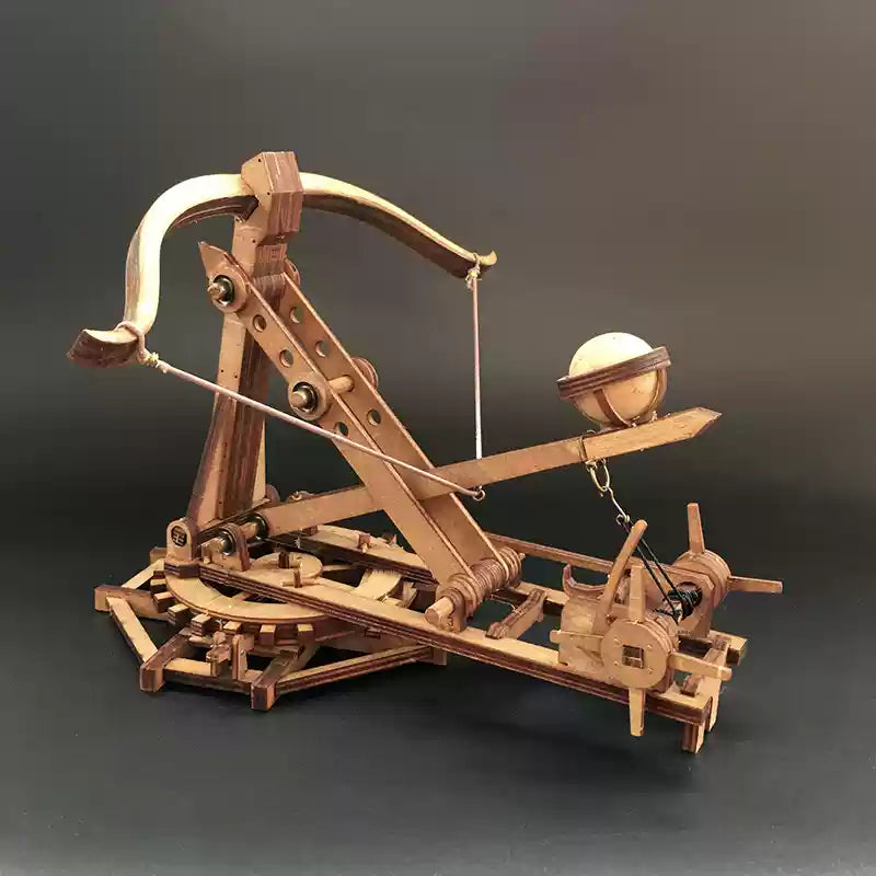 Rotating Trebuchet 3D Wooden Puzzle – surplusfun