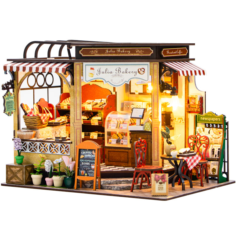 Julia's Bakery DIY Miniature House – surplusfun